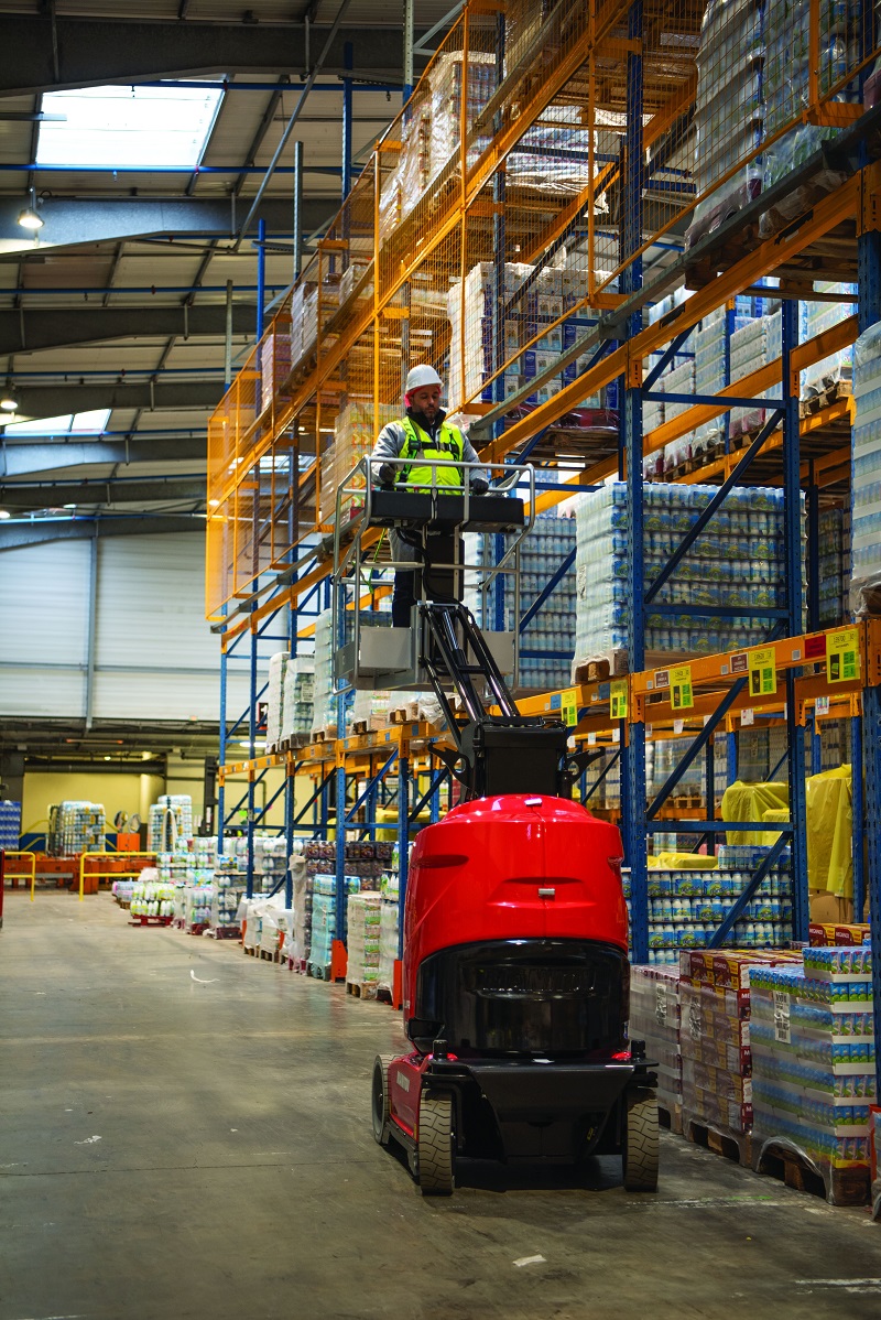 Nacelle à mât électrique 10m MANITOU 100 VJR • Actiman